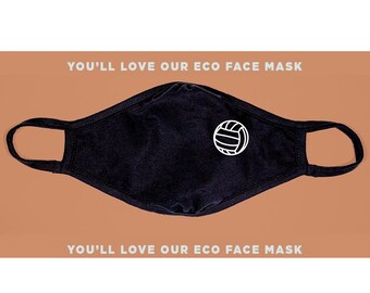 Volleyball Face Masks | Etsy