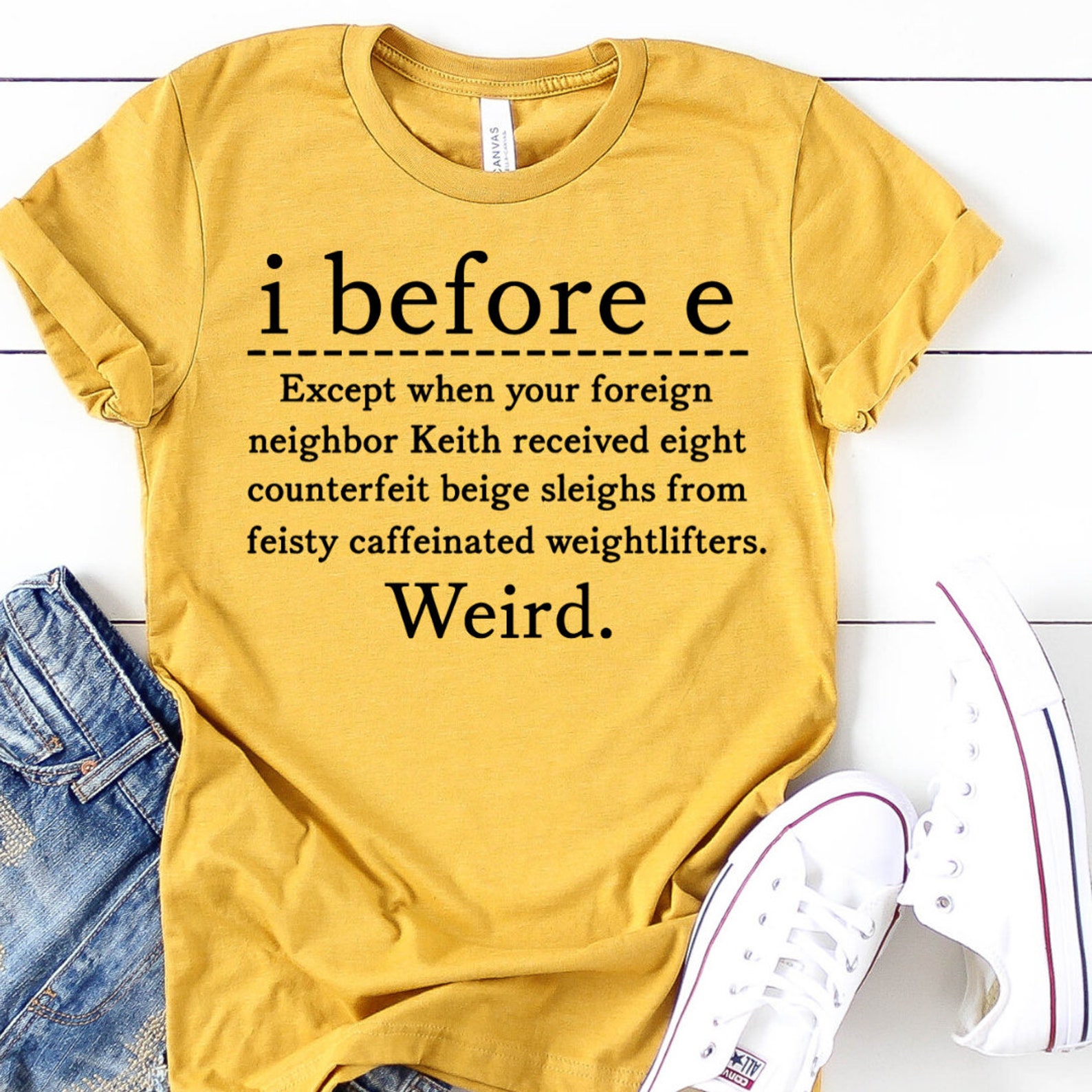 I Before E Except After C Funny T-shirt Teacher Giftmommy | Etsy