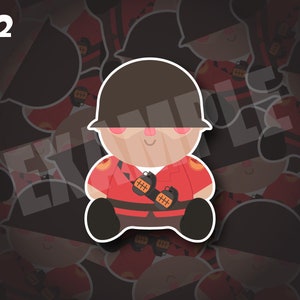 Team Fortress 2 - Plushie Stickers/decals - Etsy