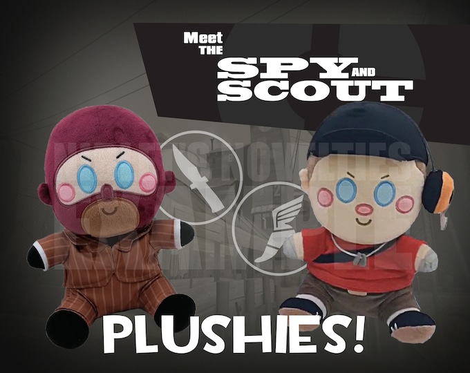 Team Fortress 2 Spy and Scout Plushie Bundle - Etsy