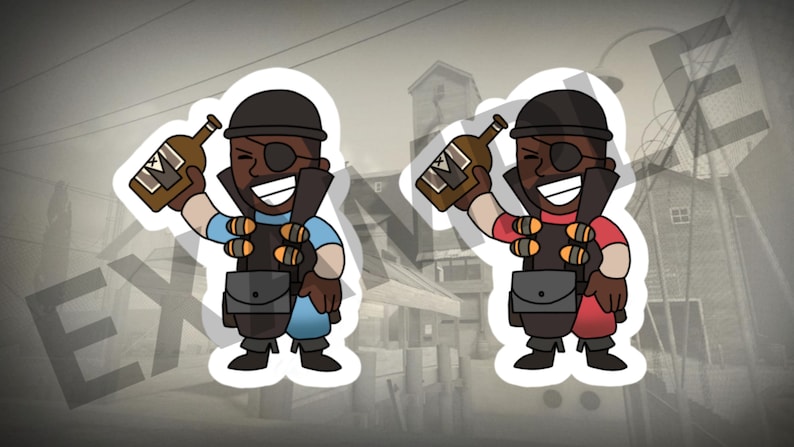 Team Fortress 2 Stickers/Decals | Etsy