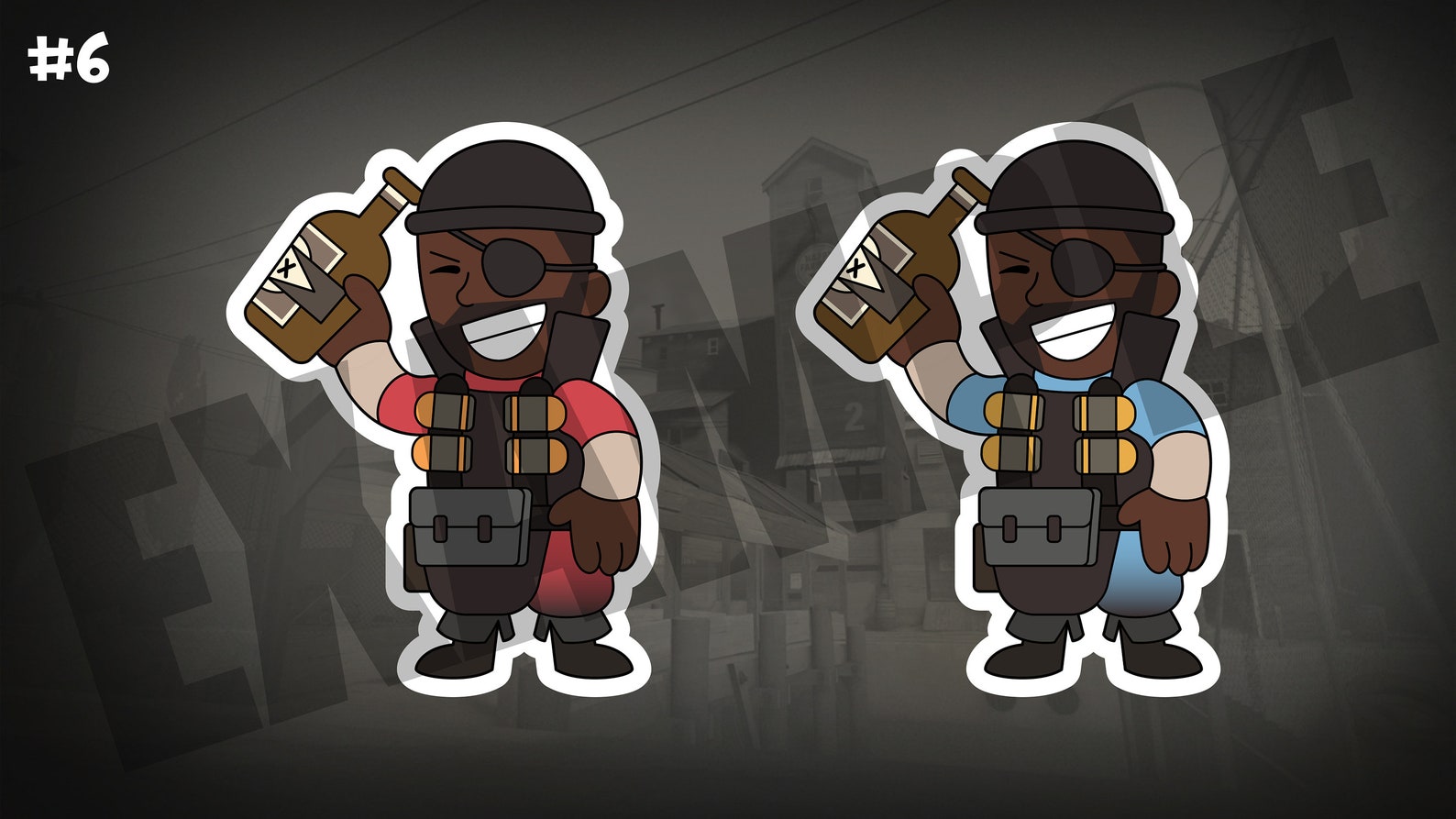 Team Fortress 2 Stickers/decals - Etsy