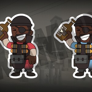 Team Fortress 2 - Stickers/decals - Etsy