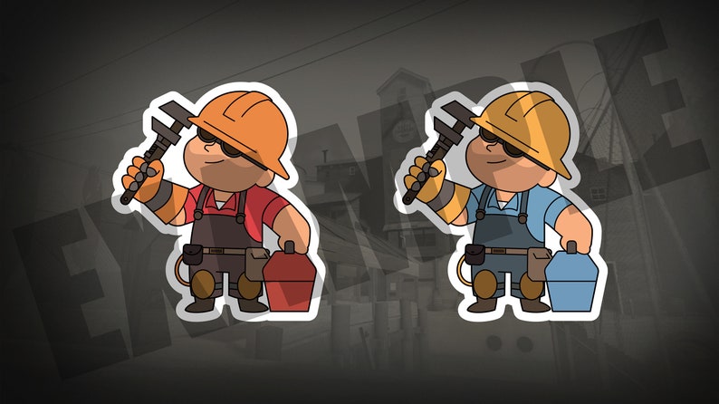 Team Fortress 2 Stickers/Decals | Etsy