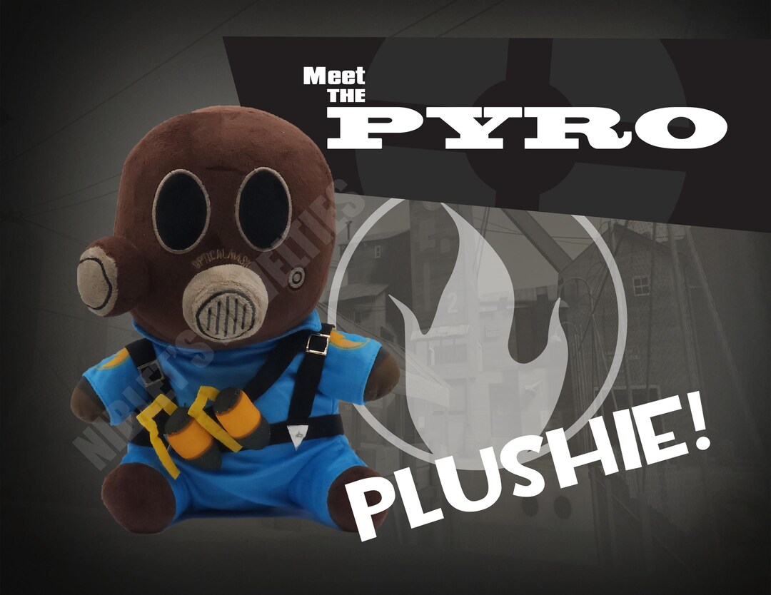 Team Fortress 2 - BLU Pyro Plushie - Etsy