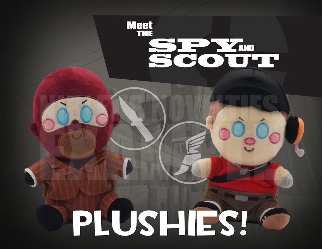 Team Fortress 2 - Spy and Scout Plushie Bundle - Etsy