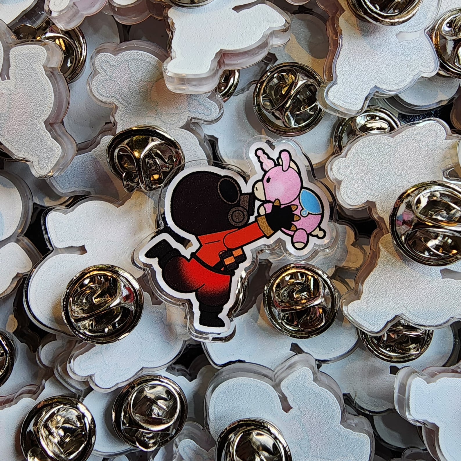 Team Fortress 2 RED Team Acrylic Pins - Etsy