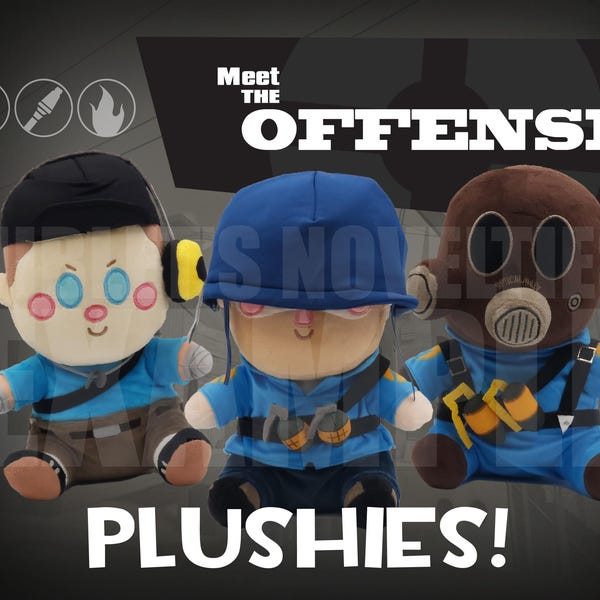 Team Fortress 2 Plush - Etsy