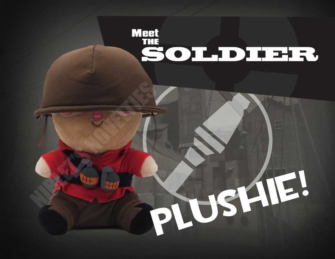 Team Fortress 2 - Soldier Plushie - Etsy Australia