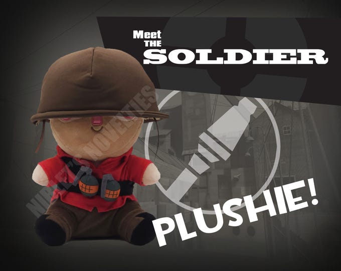 Team Fortress 2 - Soldier Plushie - Etsy