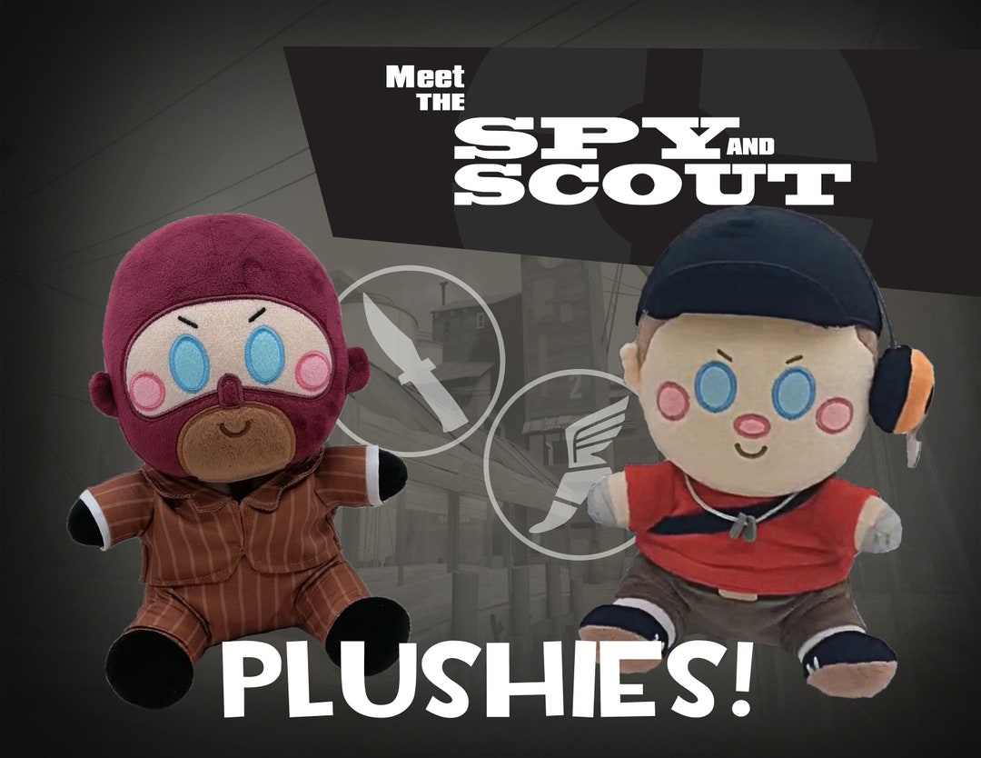 Team Fortress 2 Spy and Scout Plushie Bundle - Etsy