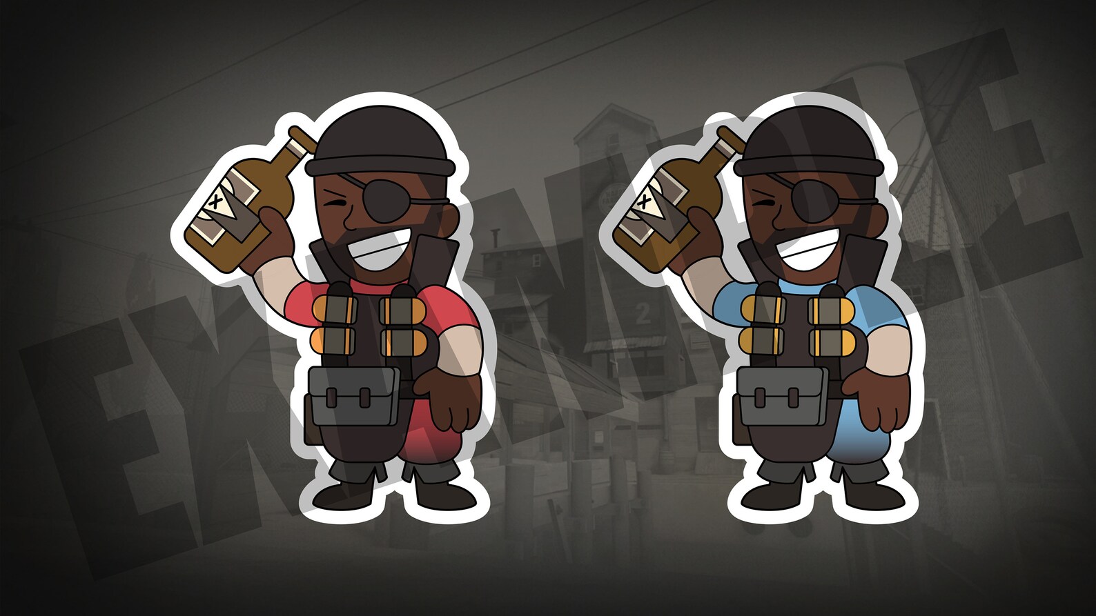 Team Fortress 2 Stickers/Decals | Etsy