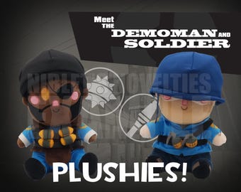 Team Fortress 2 - BLU Engineer and Pyro Plushie Bundle - Etsy