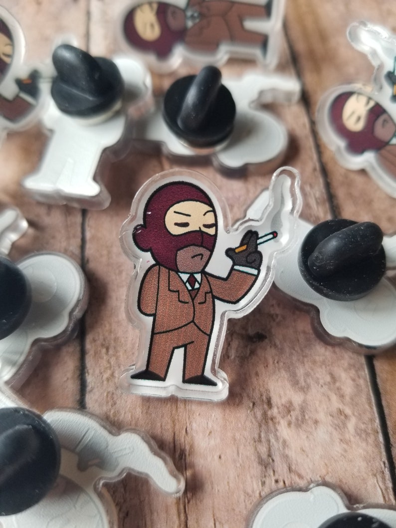Team Fortress 2 RED Team Acrylic Pins - Etsy