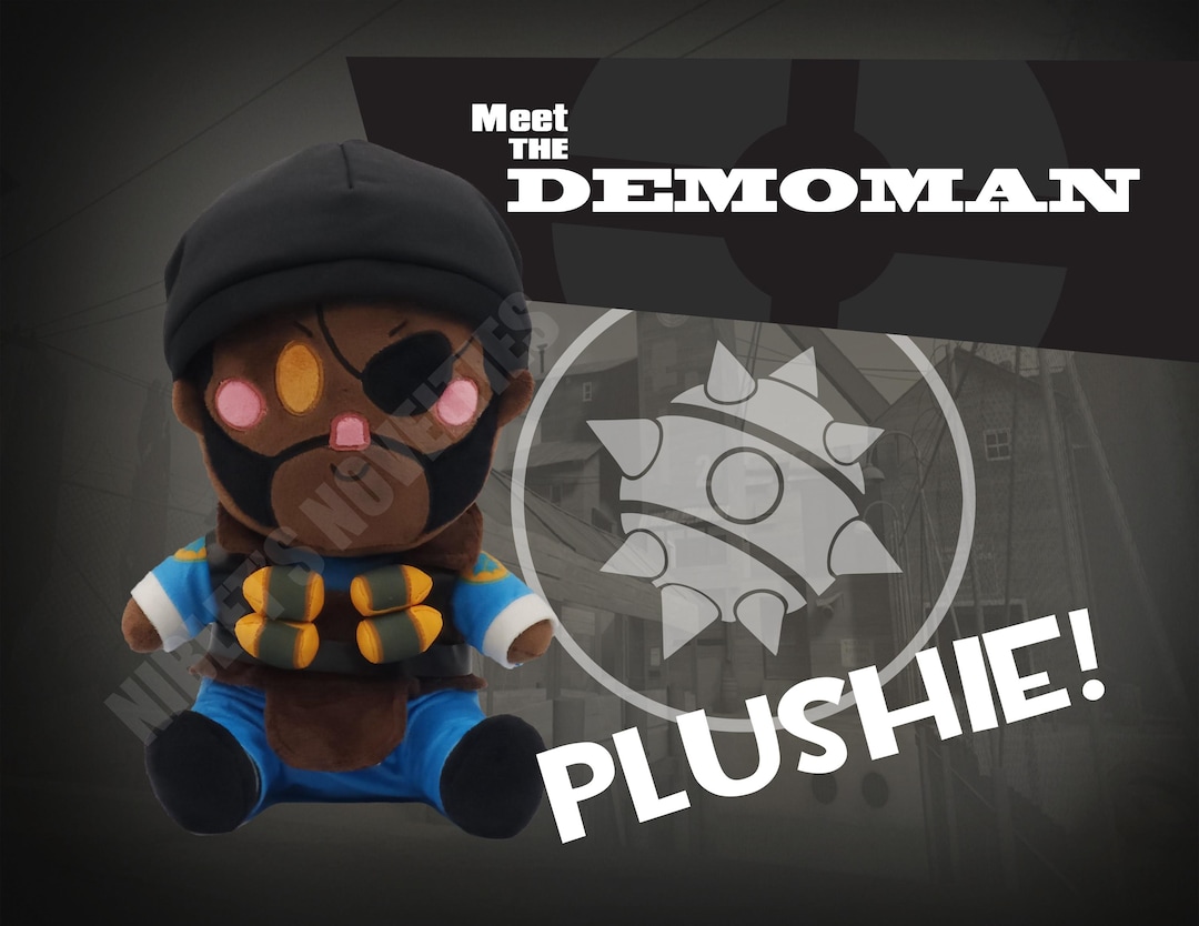 Team Fortress 2 - BLU Demoman Plushie - Etsy