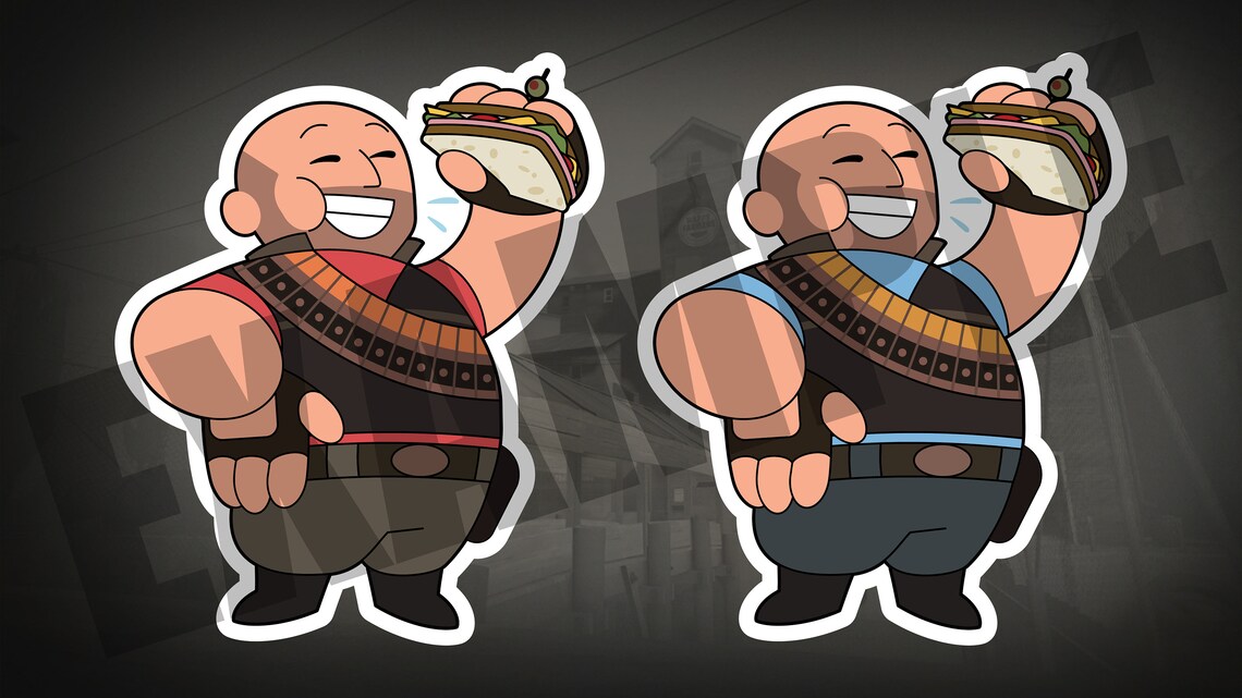 Team Fortress 2 Stickers/Decals | Etsy