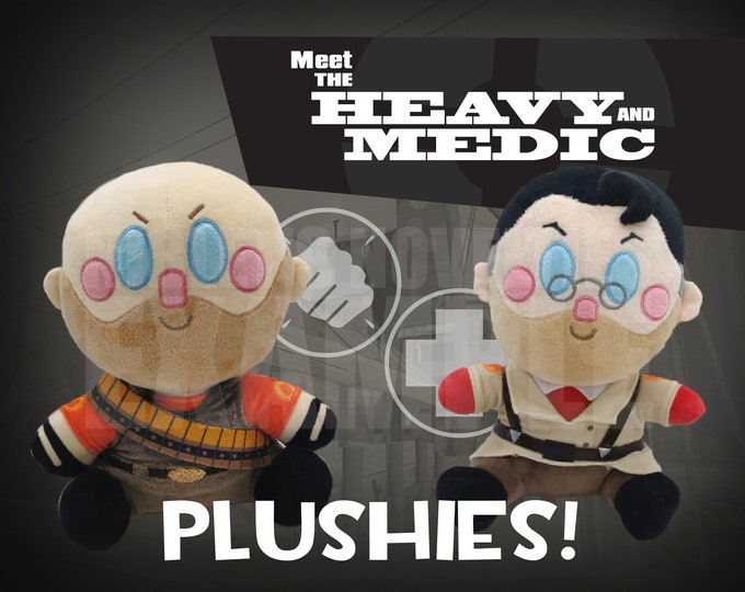 Team Fortress 2 Heavy and Medic Plushie Bundle - Etsy