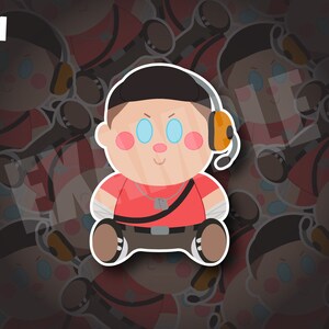 Team Fortress 2 - Plushie Stickers/decals - Etsy