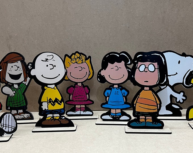 Psychiatric Help 5 Cents, Wooden Block Sign, Lucy Sign, Charlie Brown ...