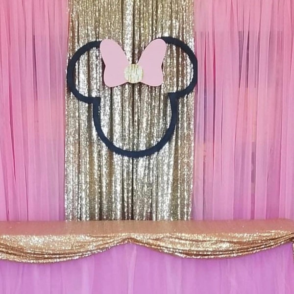 Red Minnie Mouse Backdrop - Etsy
