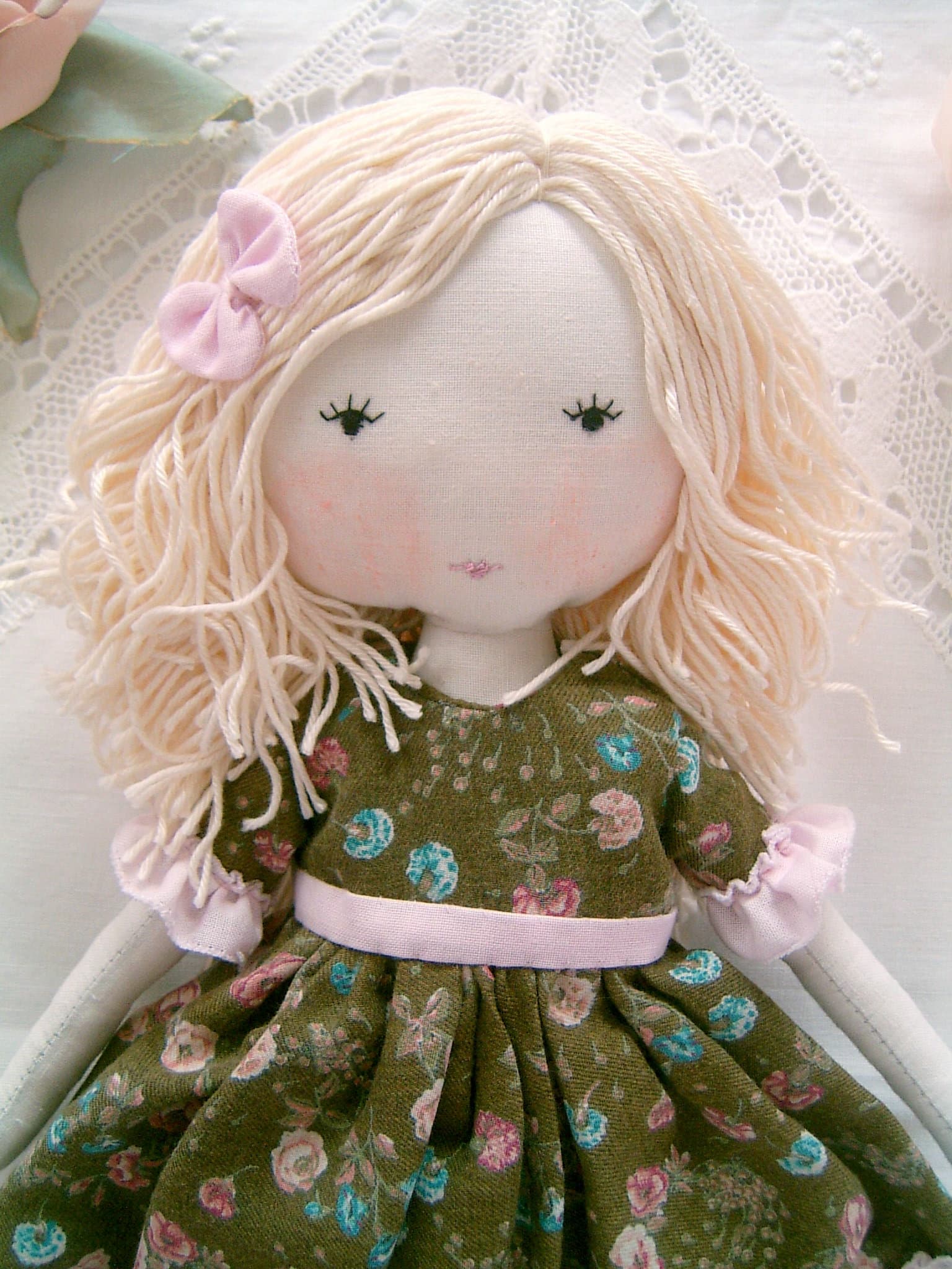 Handmade Cloth Dolls, Firt Baby Doll, Rag Dolls Handmade, Fabric Doll ...