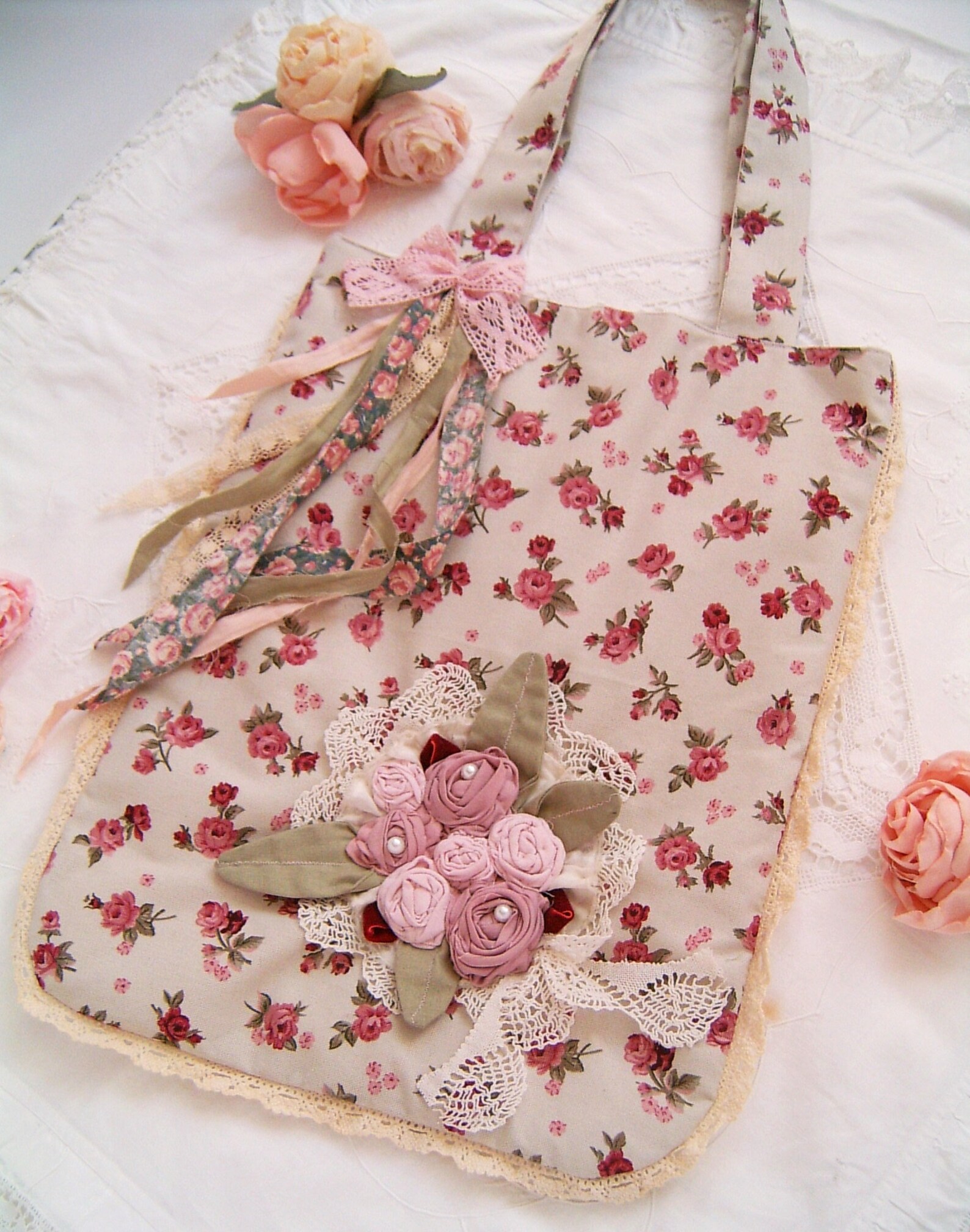 Shabby Chic Tote Bags Shabby Chic Tote Bags Women Roses - Etsy