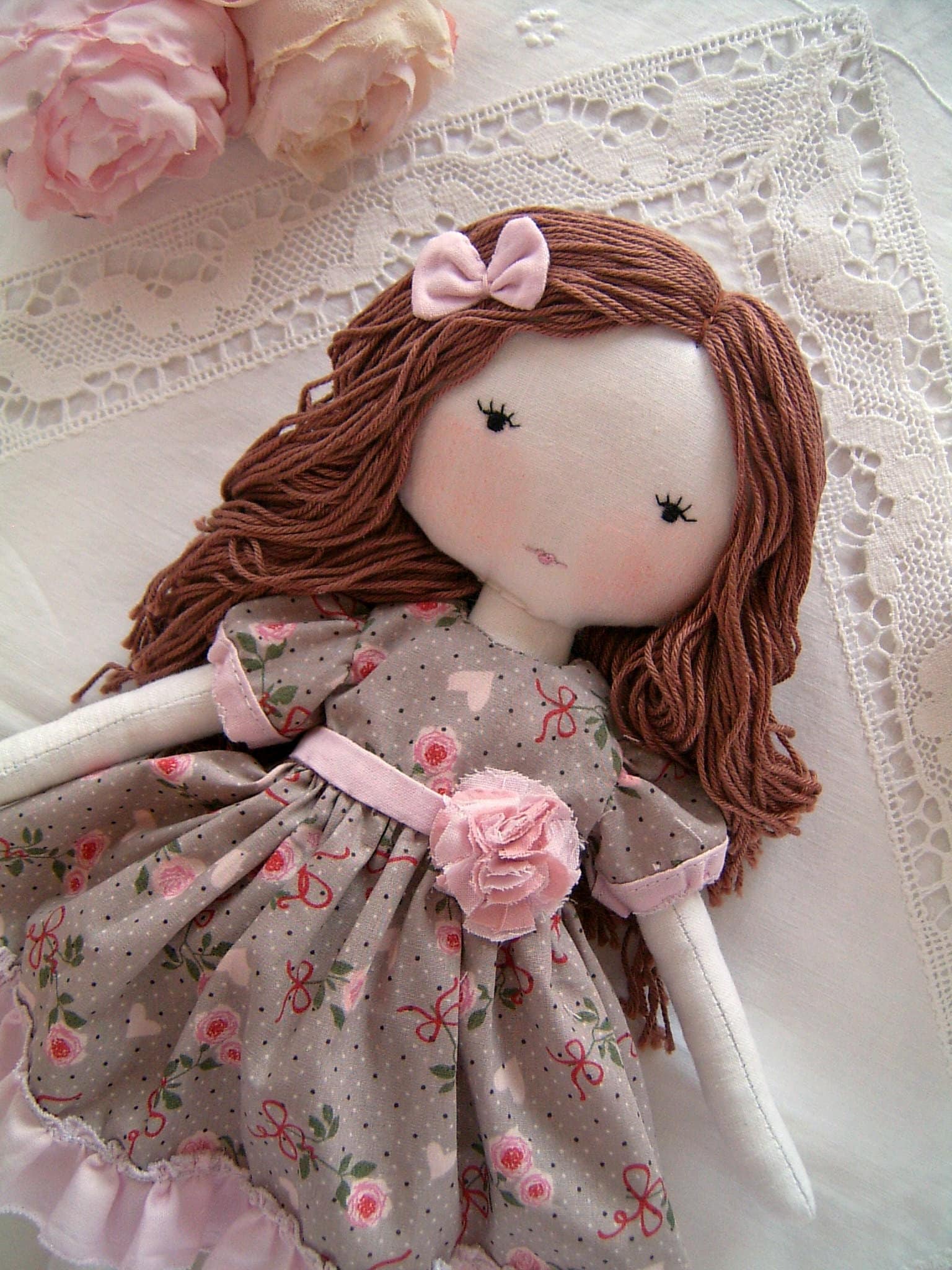 Dolls, Doll Handmade Dolls Rag Dolls Handmade Baby Doll Dolls for Girls ...