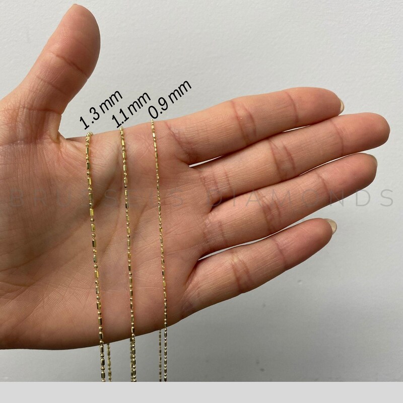 Thin Gold Chain - Etsy