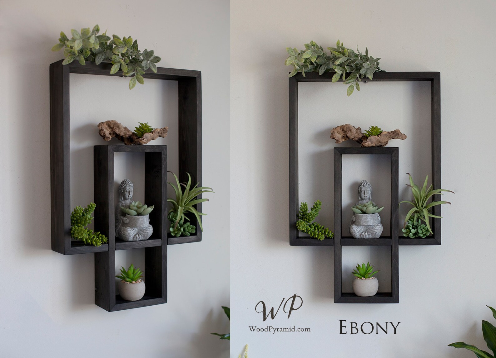 Solid Wood Display Shelf 24.5x 14. Rectangular - Etsy