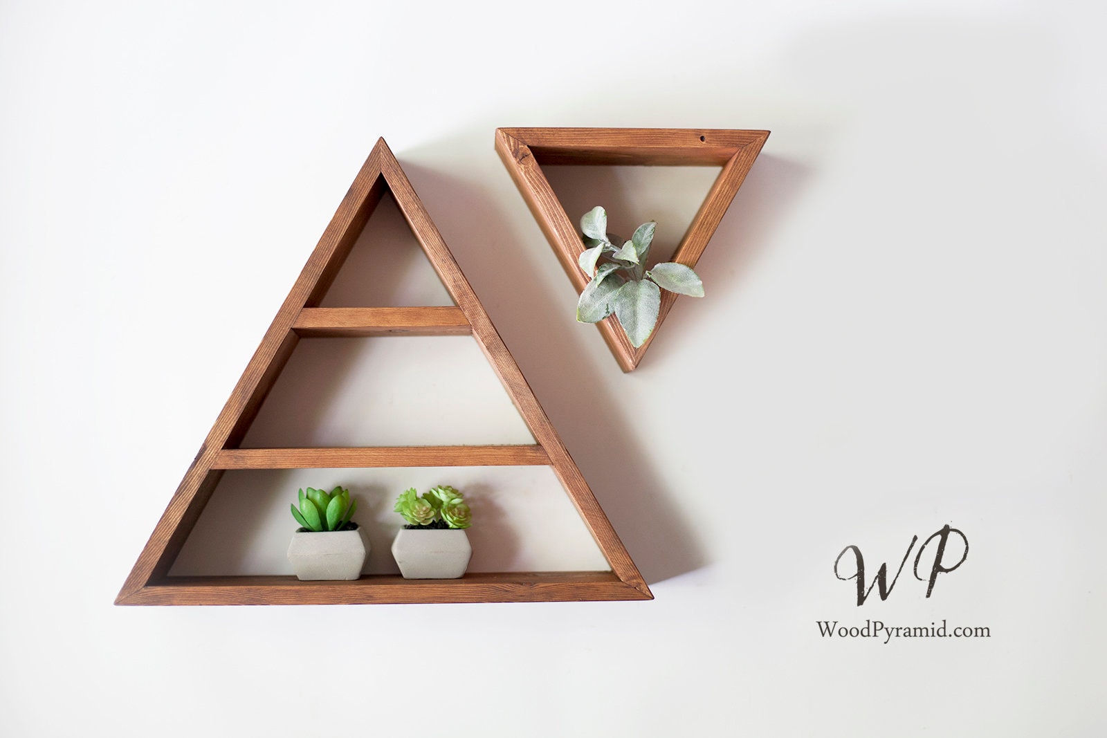 Set of 2 Triangle Shelves 1pc 18x3.5 and 1pc - Etsy