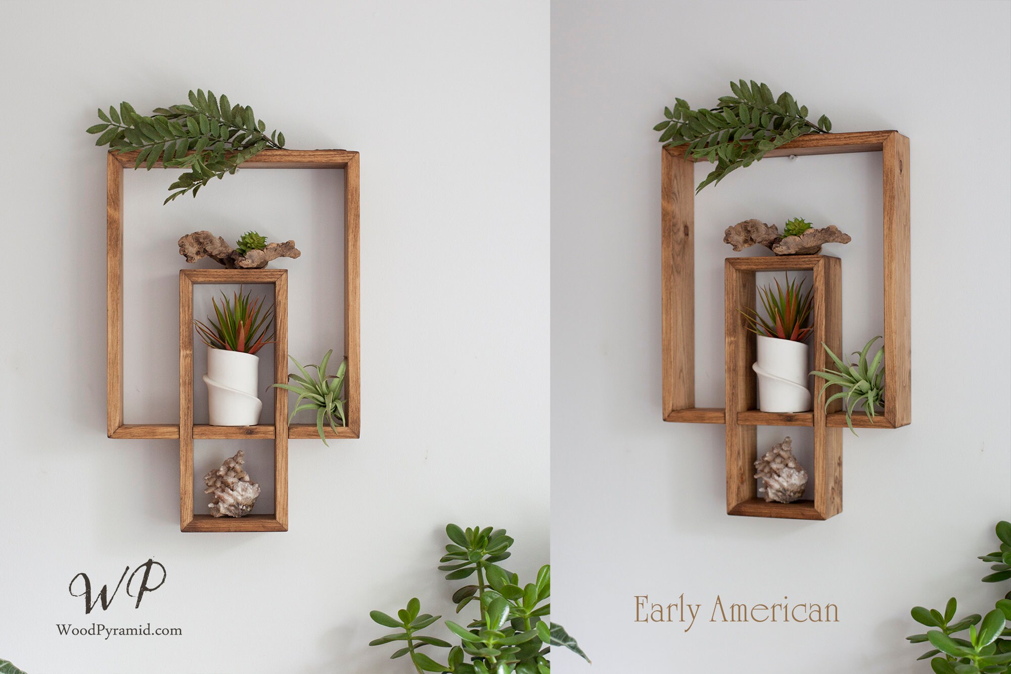 Solid Wood Display Shelf 24.5x 14. Rectangular - Etsy