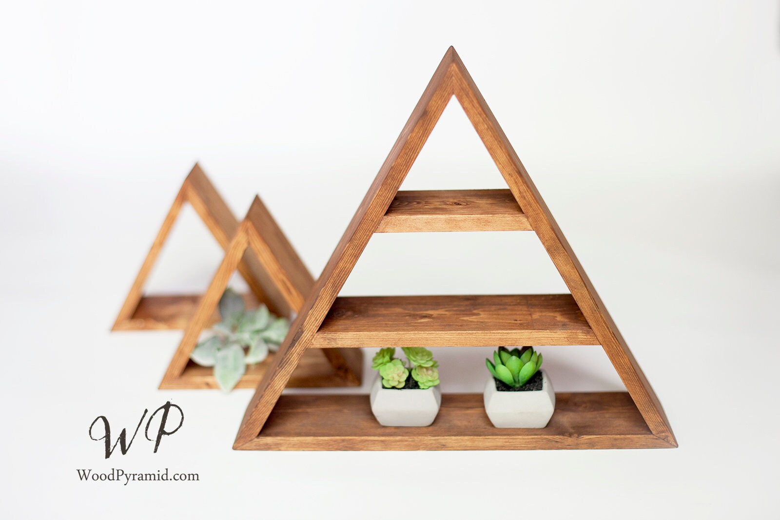 Set of 2 Triangle Shelves 1pc 18x3.5 and 1pc | Etsy