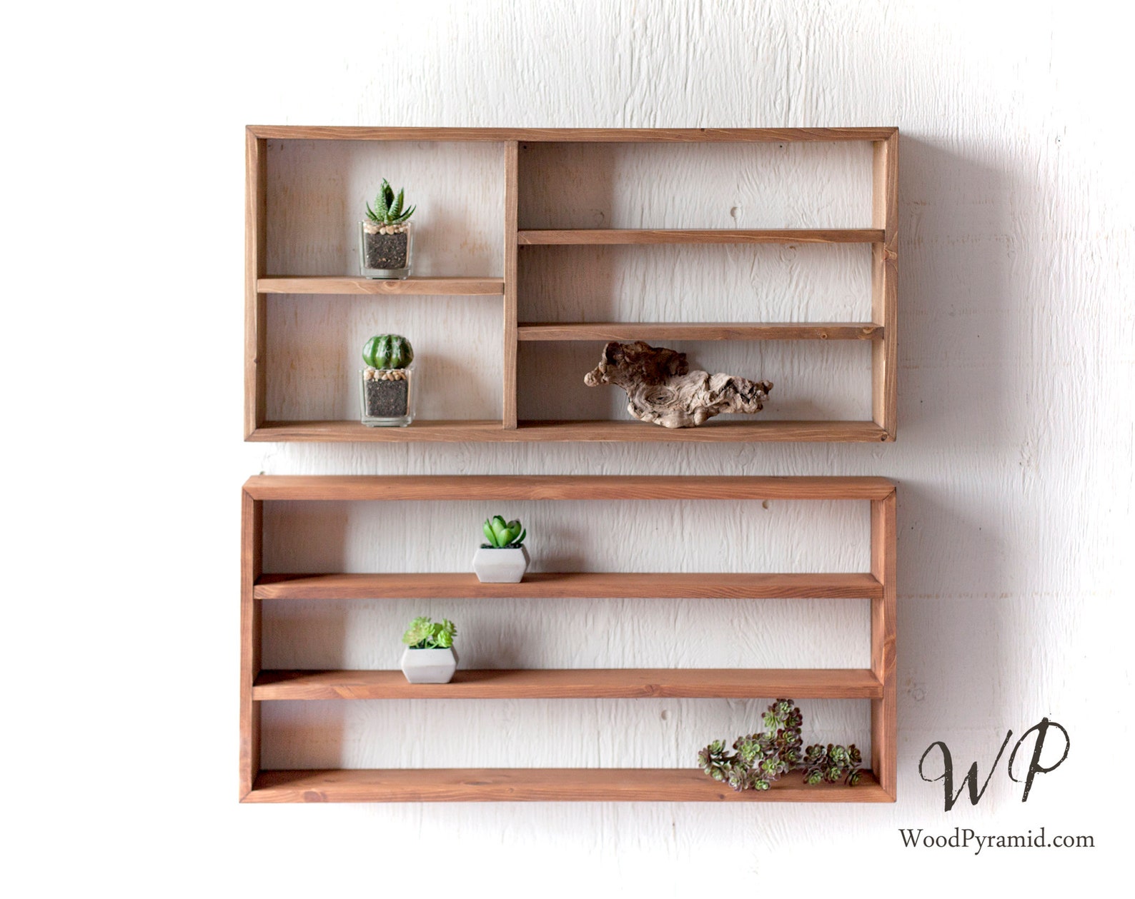 Rectangular Solid Wood Shelf 24x12. Eight | Etsy