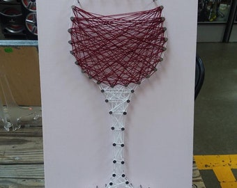 Wine string art String Art Wine Wine Art Wine Home Decor