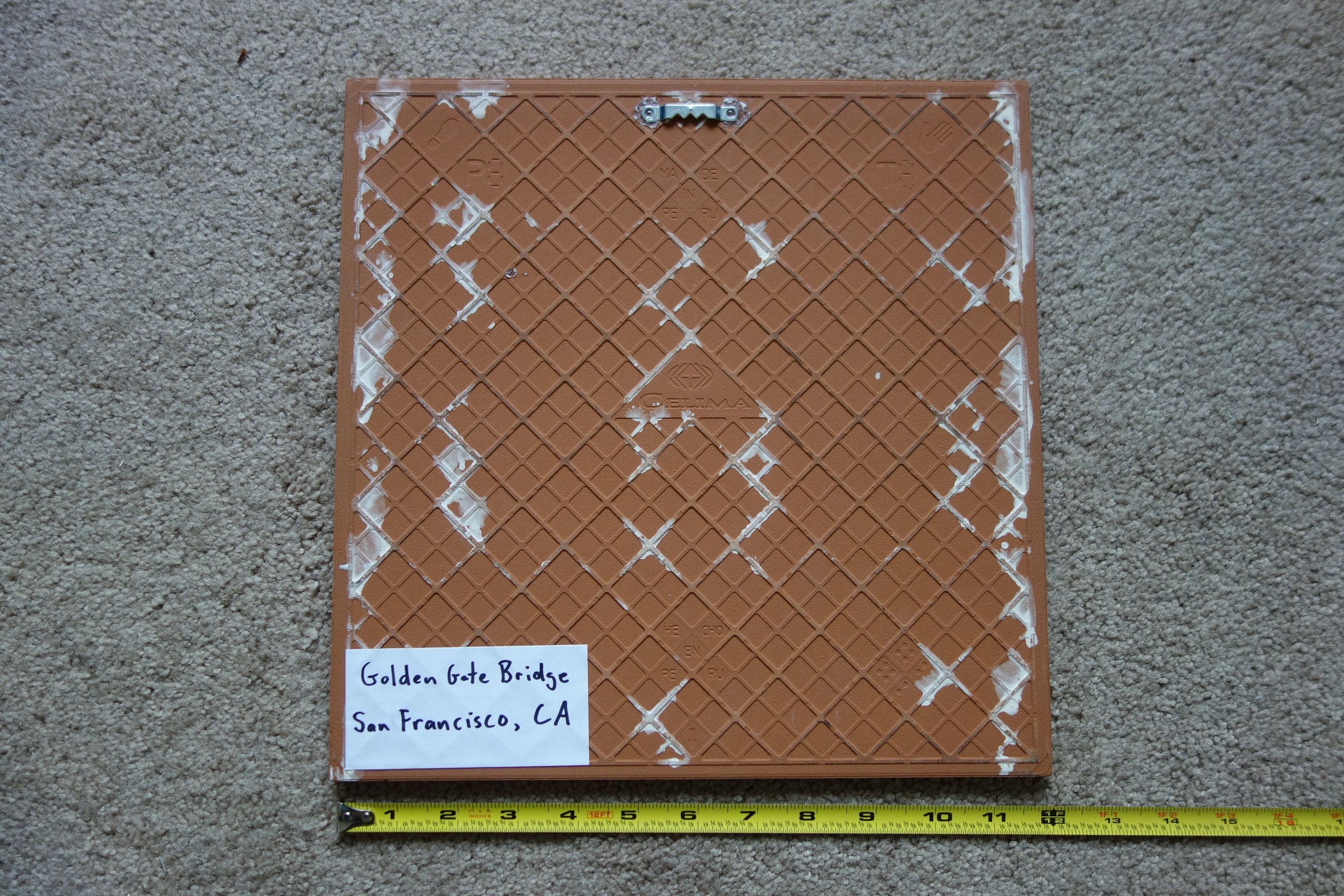 Golden Gate Bridge - Photo on Tile. Western Art, California Art ...