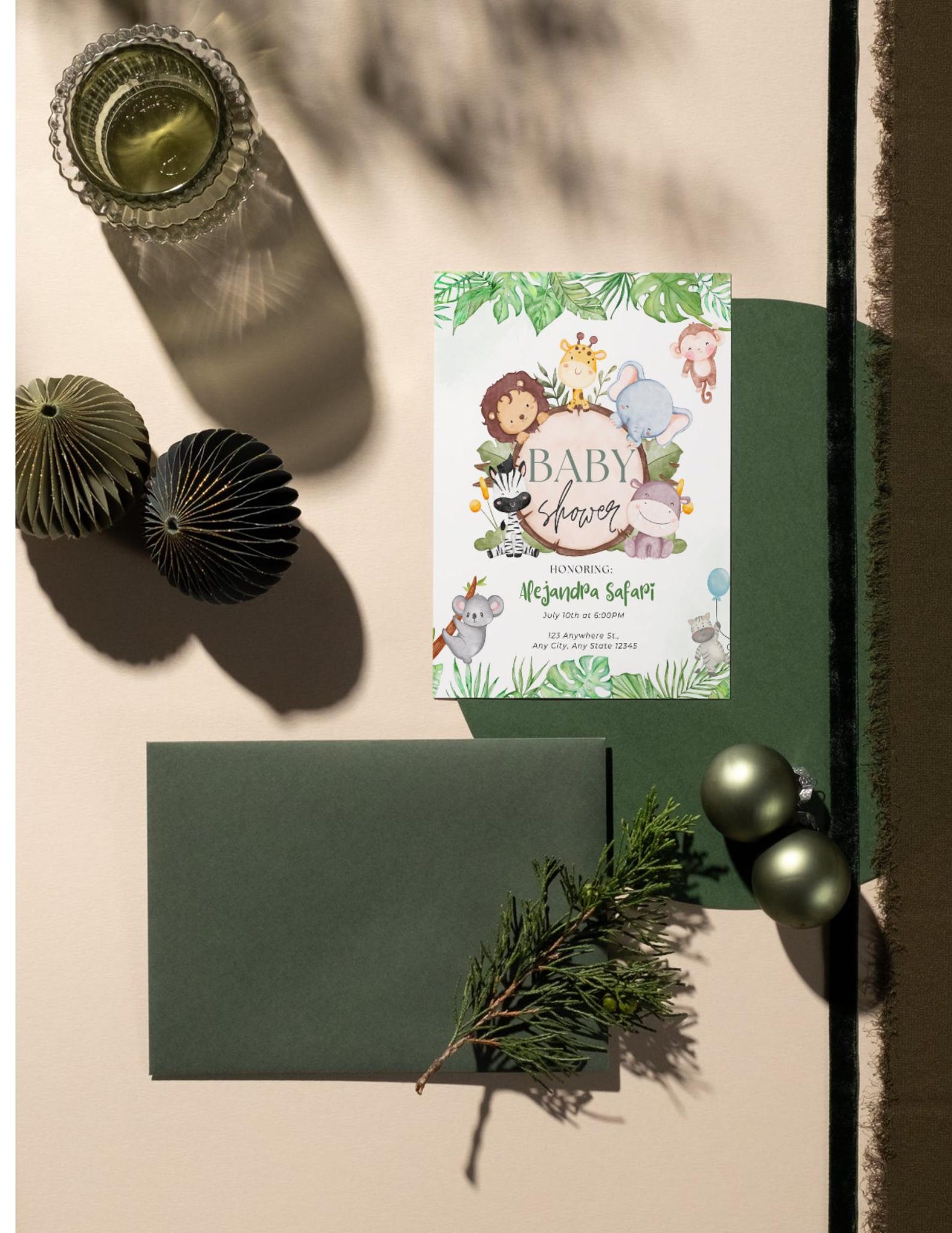 Jungle Adventure Baby Shower - Safari Inspired - Etsy