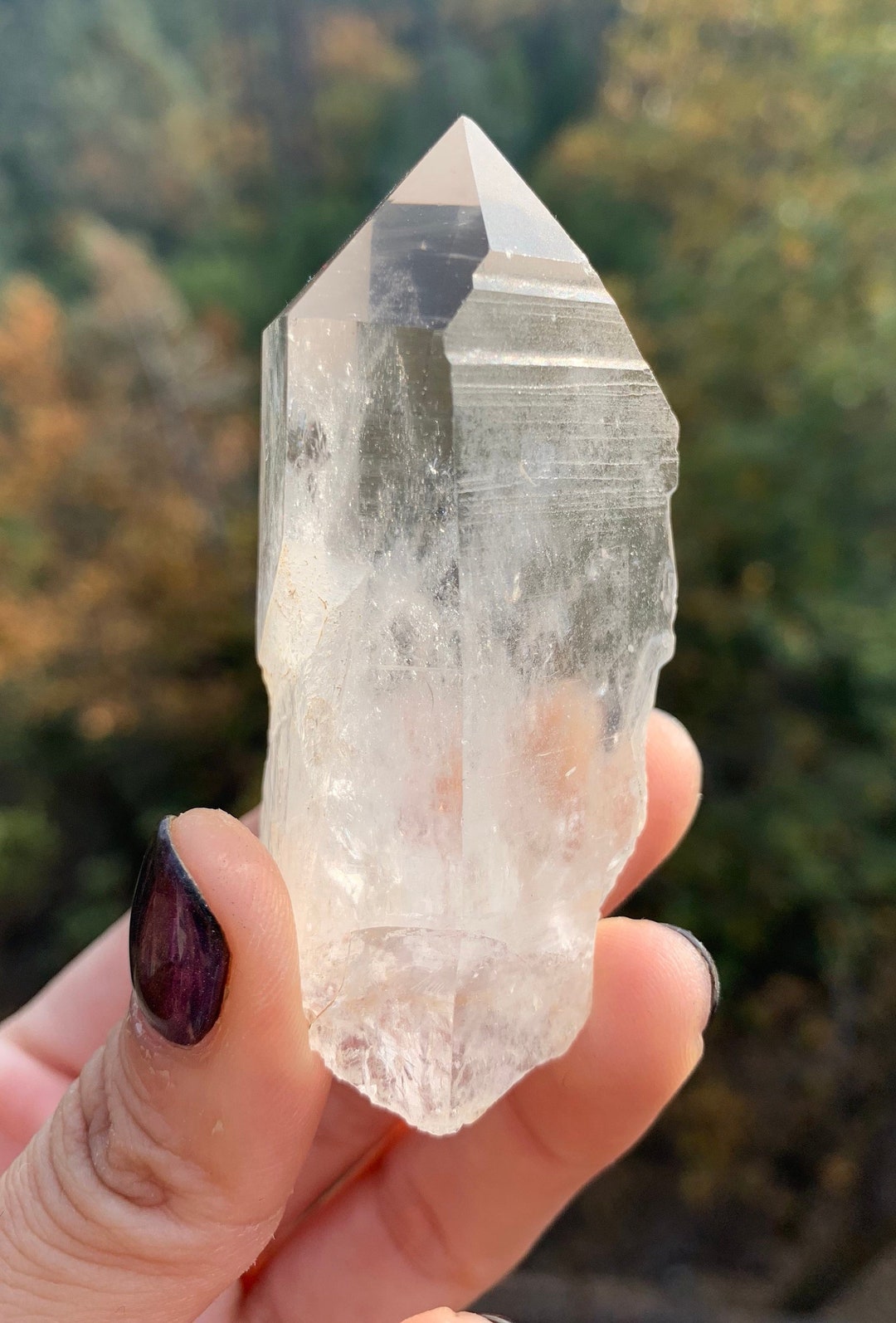 Lemurian Rainbow Phantom Fairy Frost Seed Crystal - Etsy
