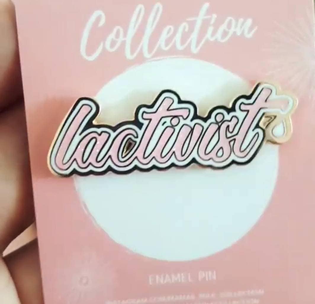 Lactivist Glitter Hard Enamel Pin - Etsy UK