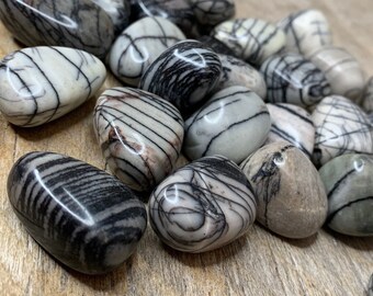 Spider Web Jasper - Etsy