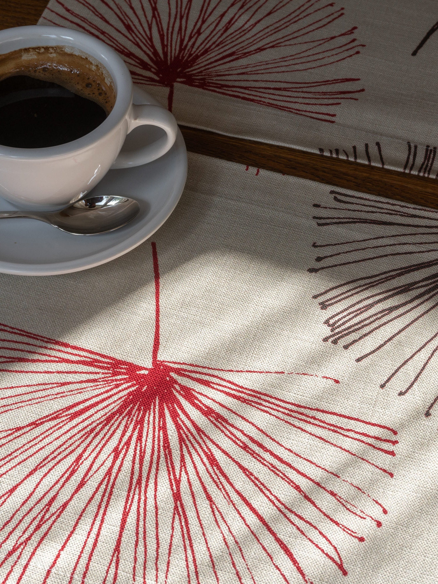 Minimalistic and Universal Table Linen With Eco Vibe Set of 9 Handmade ...