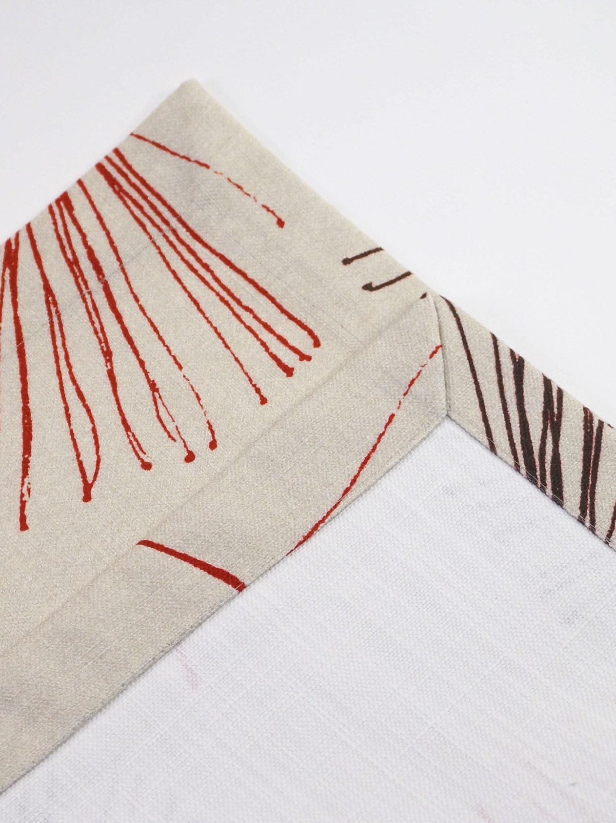 Minimalistic and Universal Table Linen With Eco Vibe Set of 9 Handmade ...