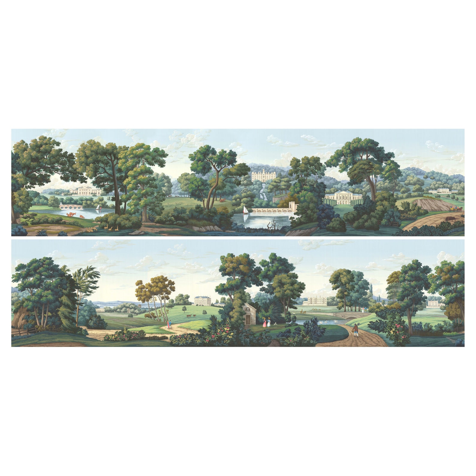 Handpainted Papiers Peints Panoramiques reserved Order - Etsy