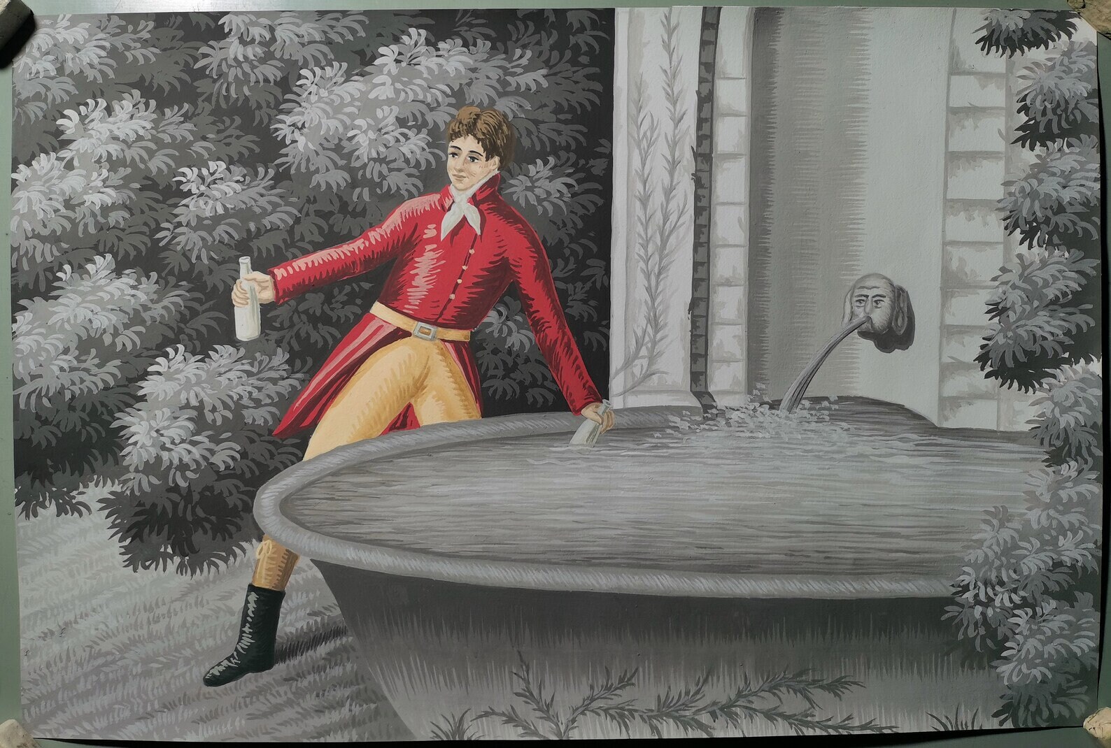 Panoramic Wallpaper, Mural, Hunting, Wallpaper Sample - Etsy