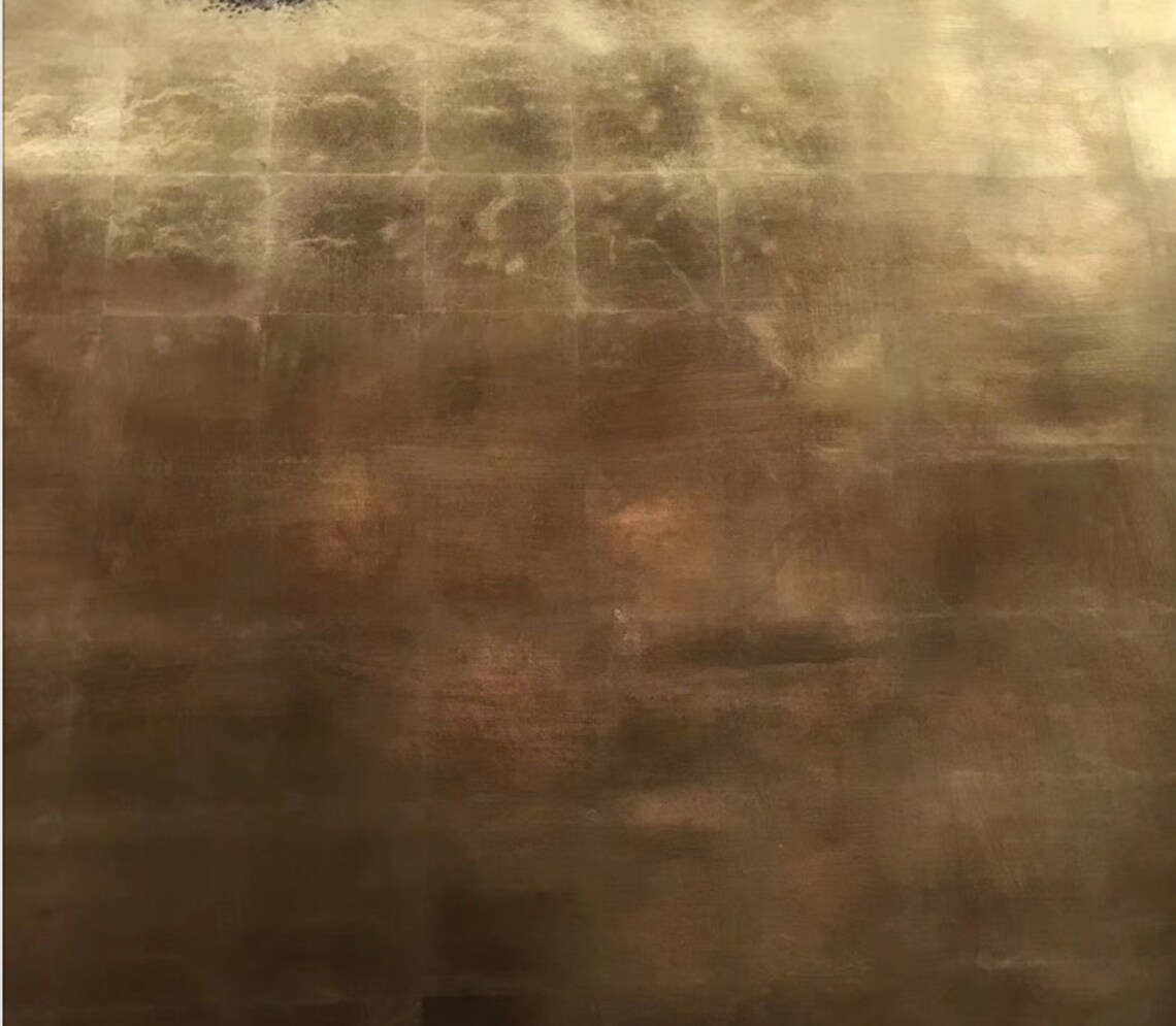 Plain Metallic Leaf Wallpaper for Ceiling handmade Metallic Wallpaper ...