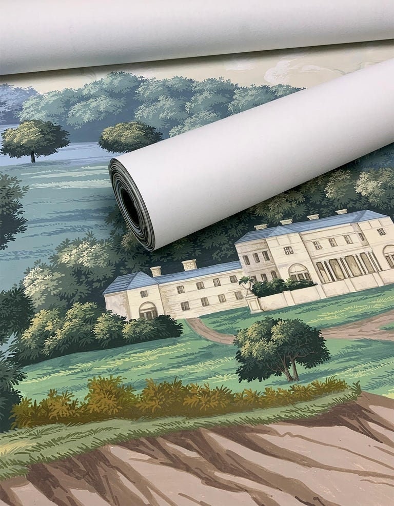 Handpainted Papiers Peints Panoramiques reserved Order - Etsy