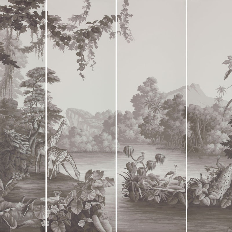 Hand Painted Wallpaper Murals - Etsy