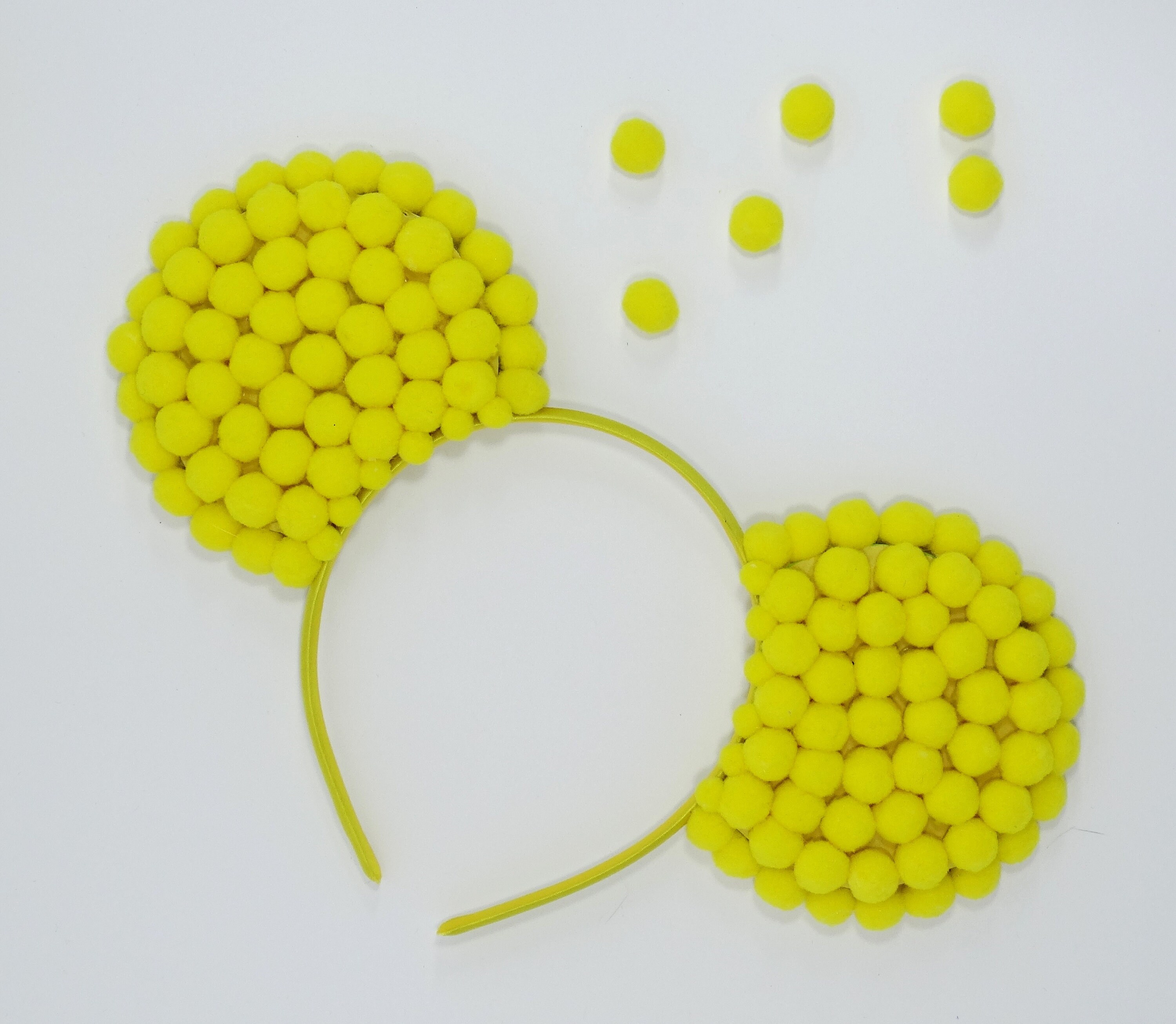 Yellow Minnie Mouse Ears Personalized Minnie Ears Disney Party - Etsy