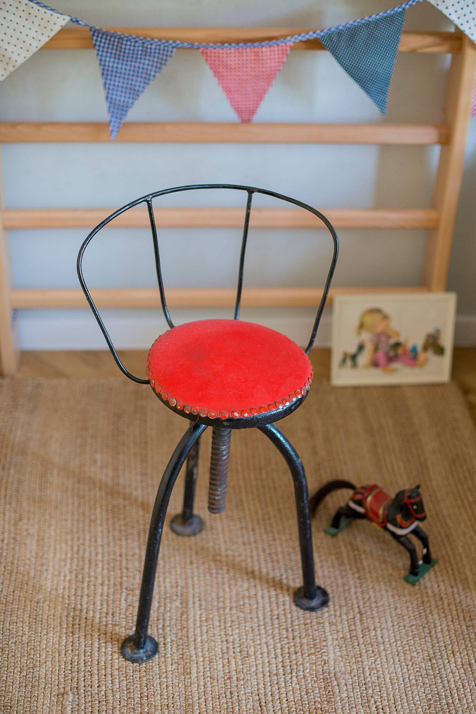 Vintage Industrial Adjustable Small Handmade Chair - Etsy