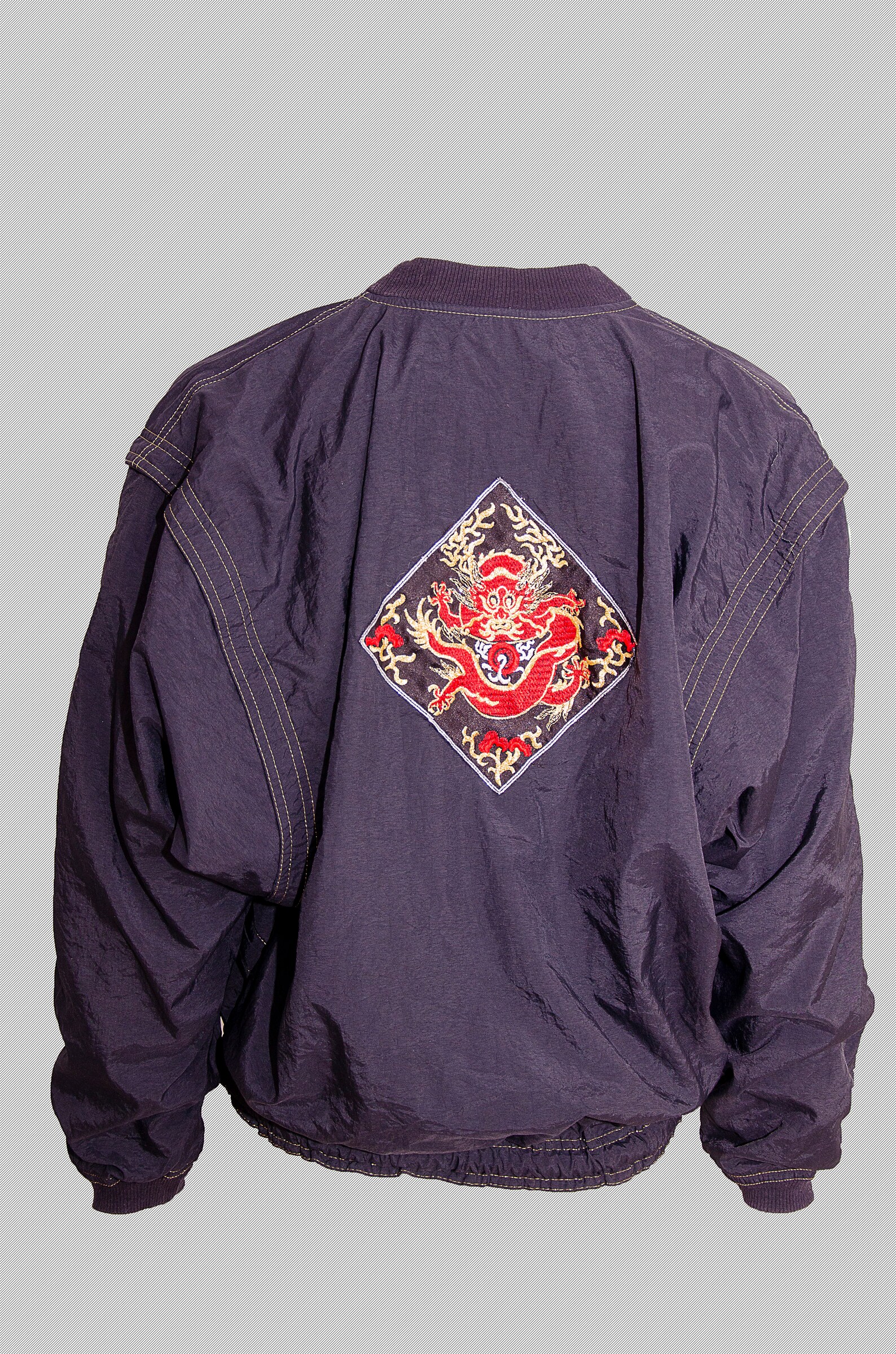 Benger Embroidery Japanese Dragon Womens Sportswear Windbreaker ...