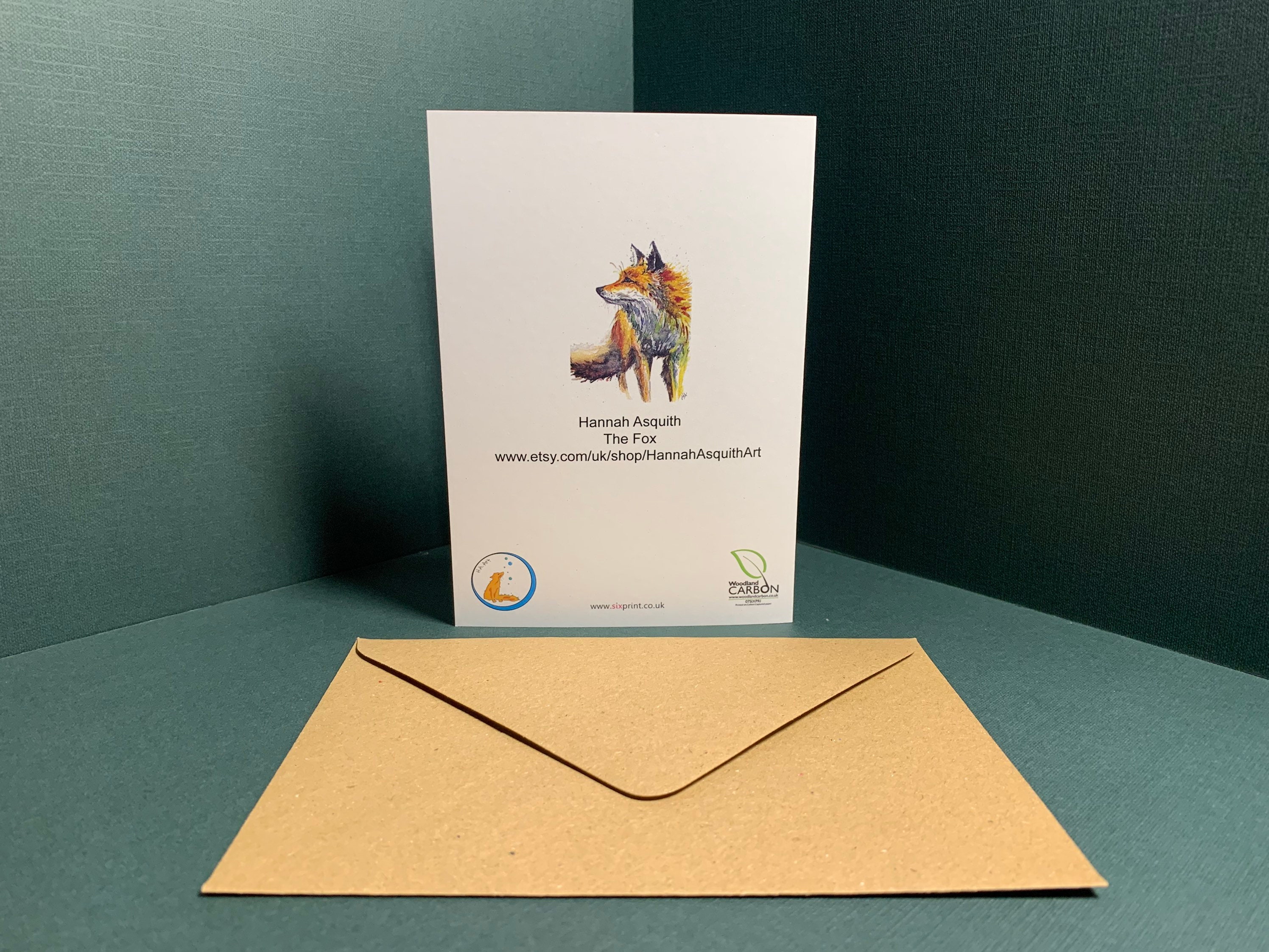 The Fox, Fox Greeting Card, Birthday Card, Any Occasion, Woodland ...